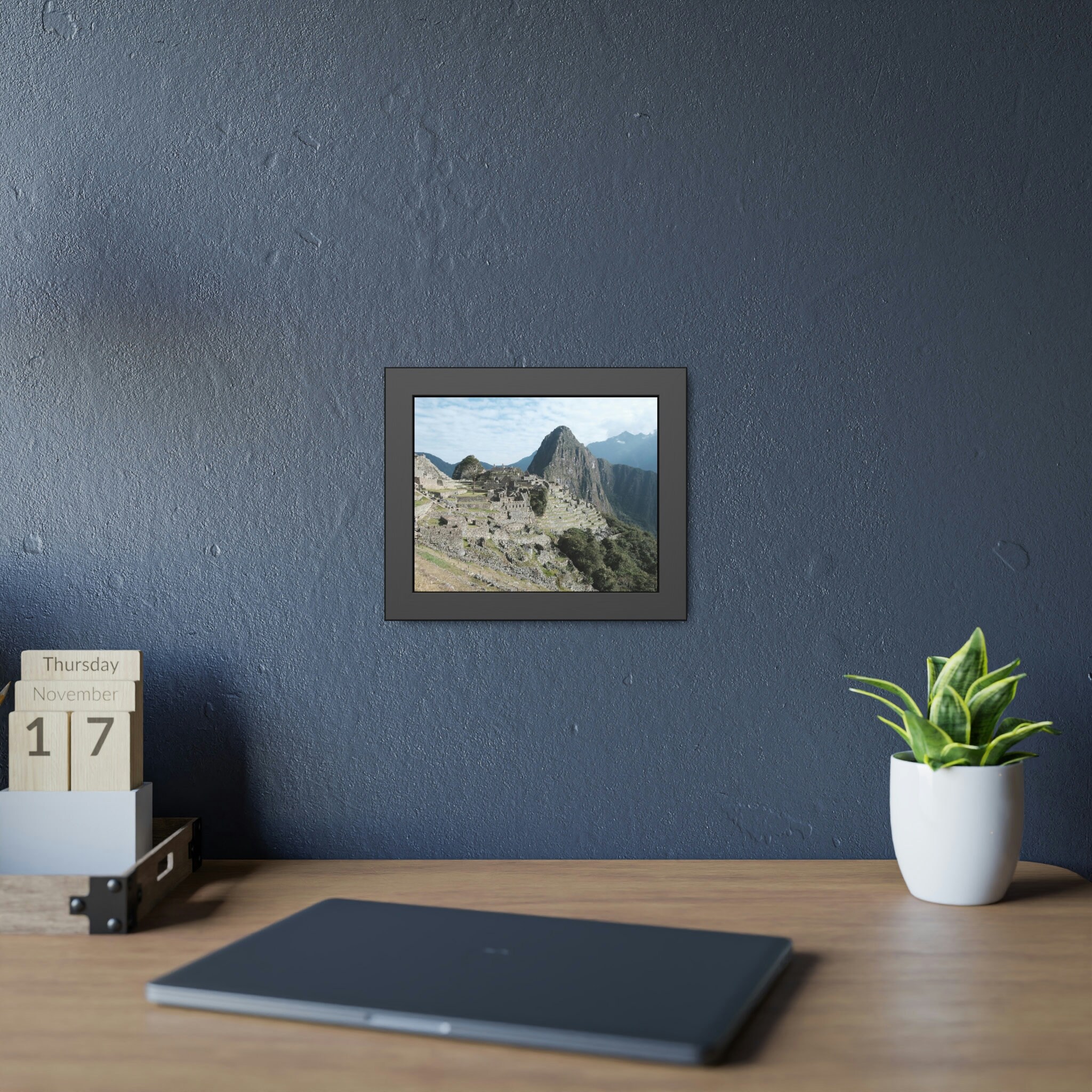 The Majesty of Machu Picchu Framed Paper Poster, Perfect Travel Wall ...