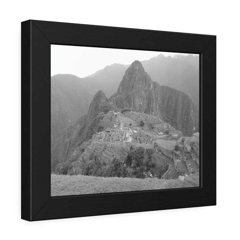 Machu Picchu and the End of the Inca Trail Framed Paper Poster, Perfect ...