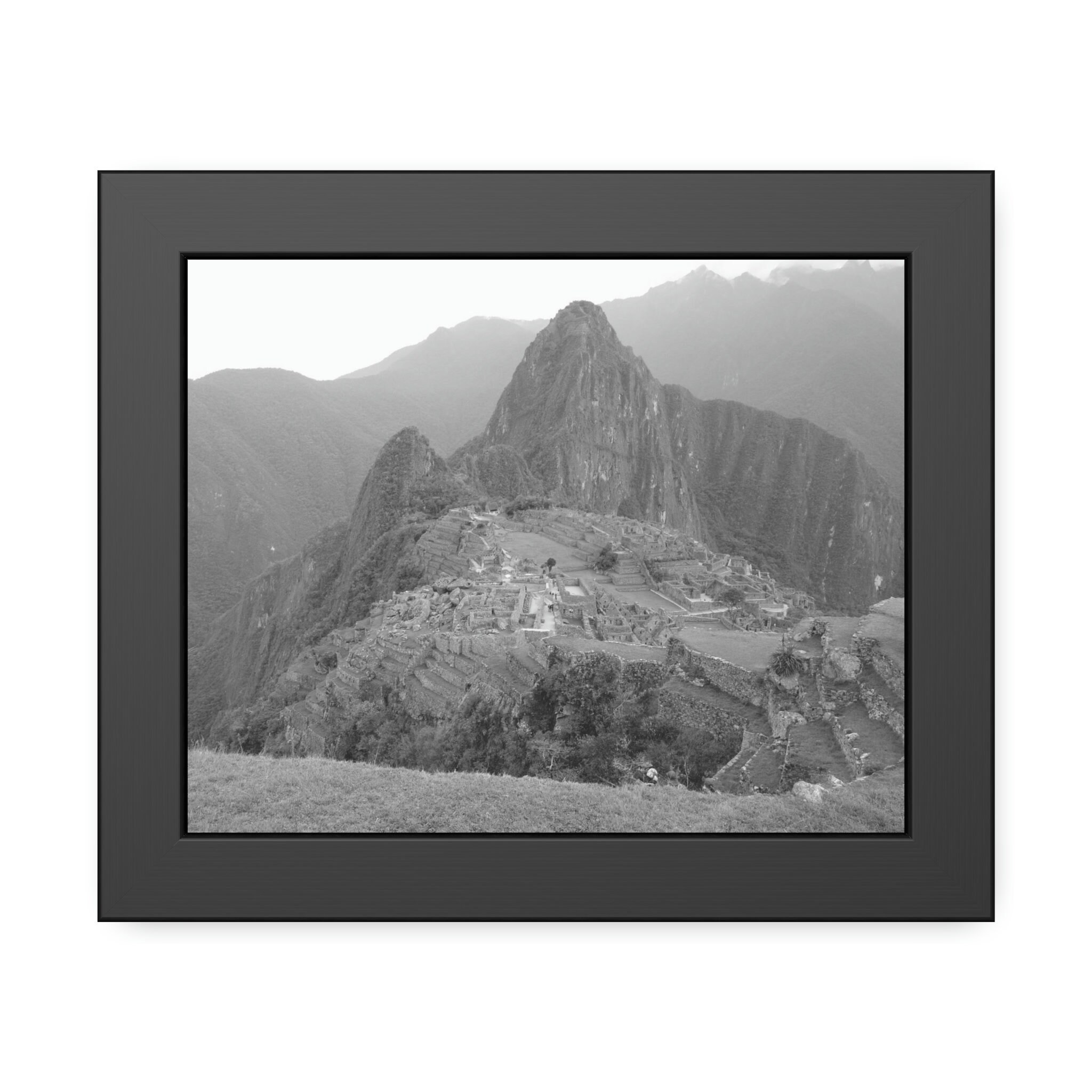 Machu Picchu and the End of the Inca Trail Framed Paper Poster, Perfect ...