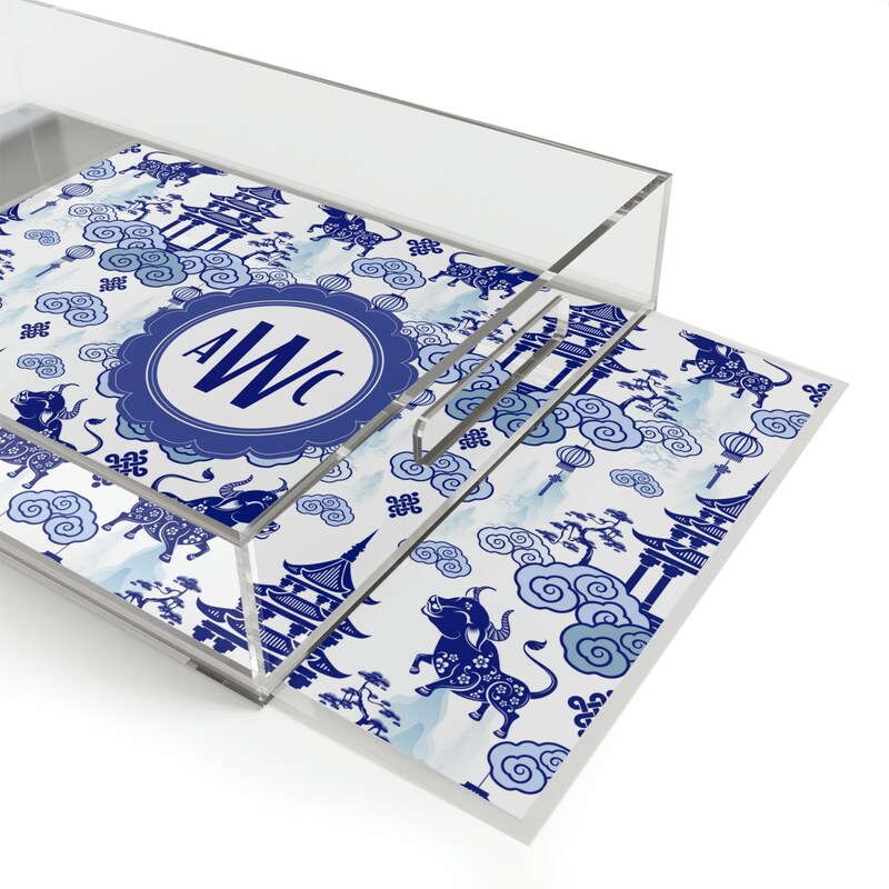 Acrylic Monogram Tray - Etsy