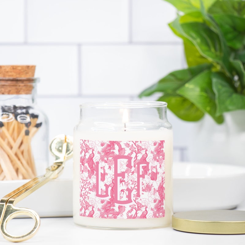 Monogram Candle - Etsy