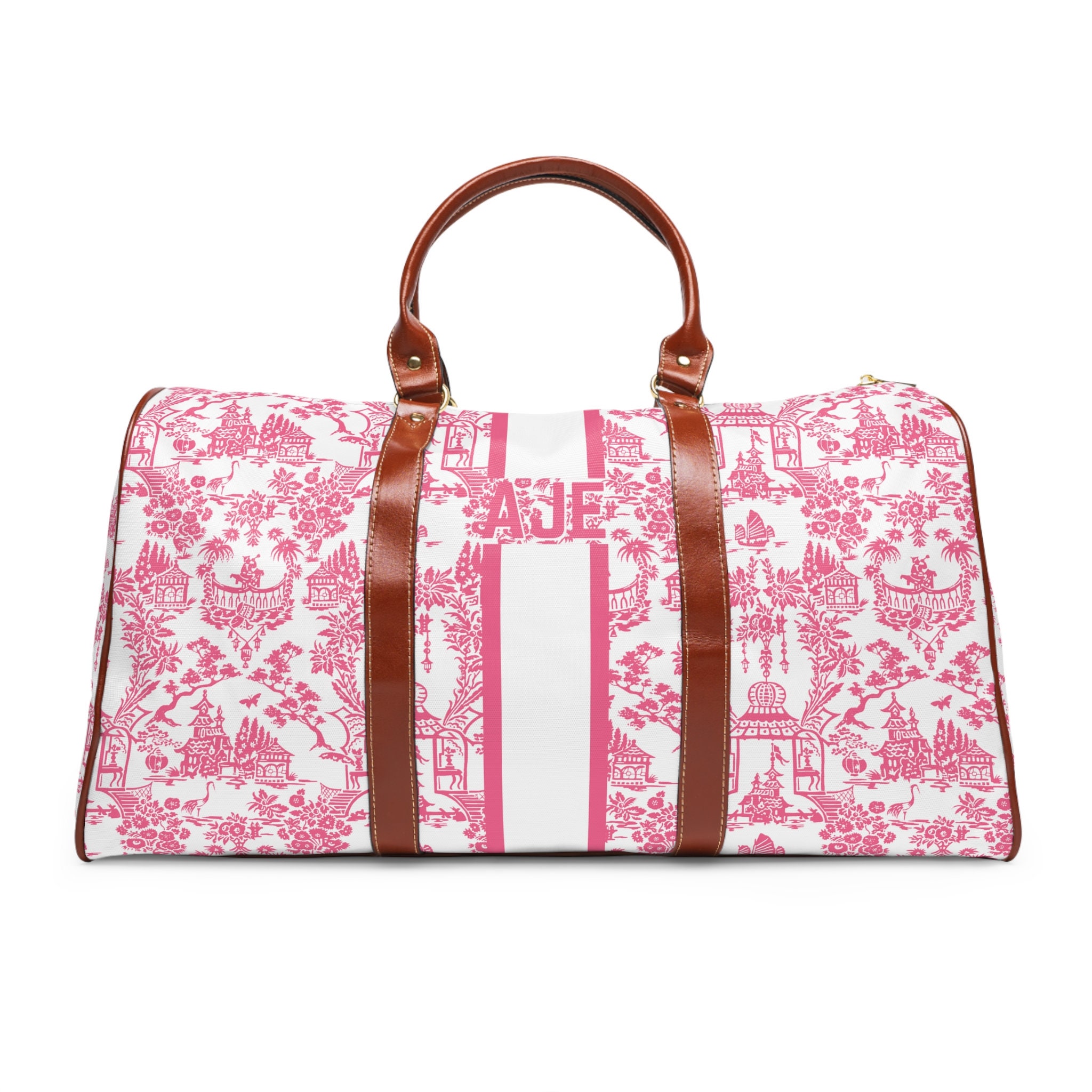 Monogram Weekender Duffle Bag Personalized Bridesmaid Gift, Custom ...