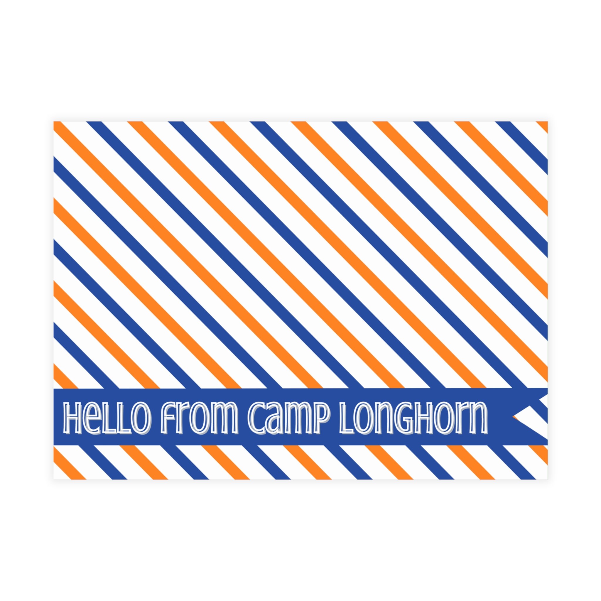 Camp Stationary, Summer Camp Letters From Kids, Camp Longhorn Custom ...