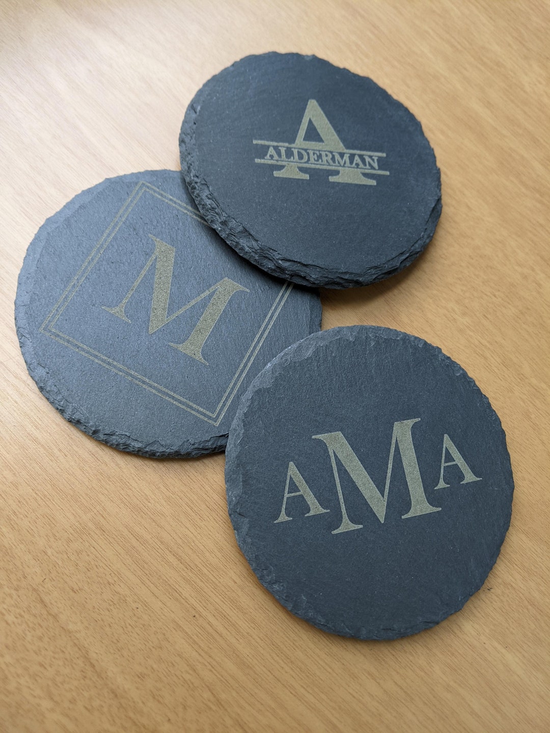 Custom Slate Coasters for Weddings Party Favors and Gifts - Etsy