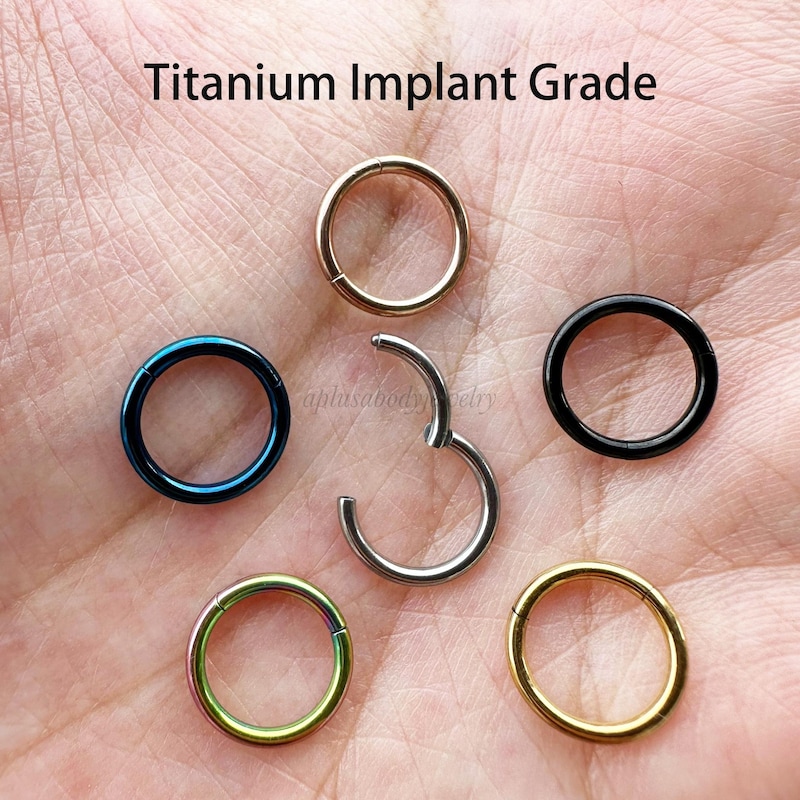 Clicker 10mm 16g Gold - Etsy