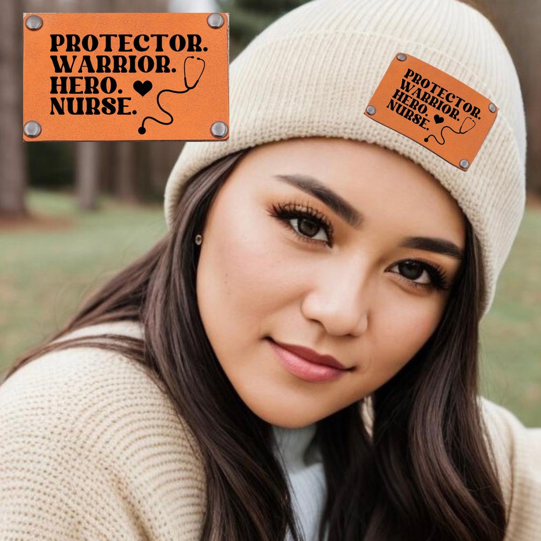Protector Warrior Hero Nurse Beanies - Cute Winter Hats for Nurses ...