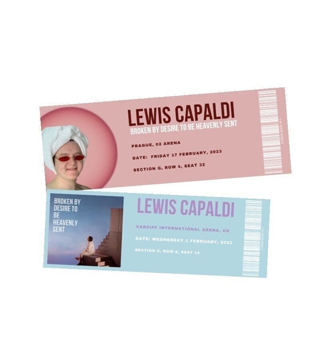 Lewis Capaldi Concert Ticket Souvenir, 2023 Tour - Etsy
