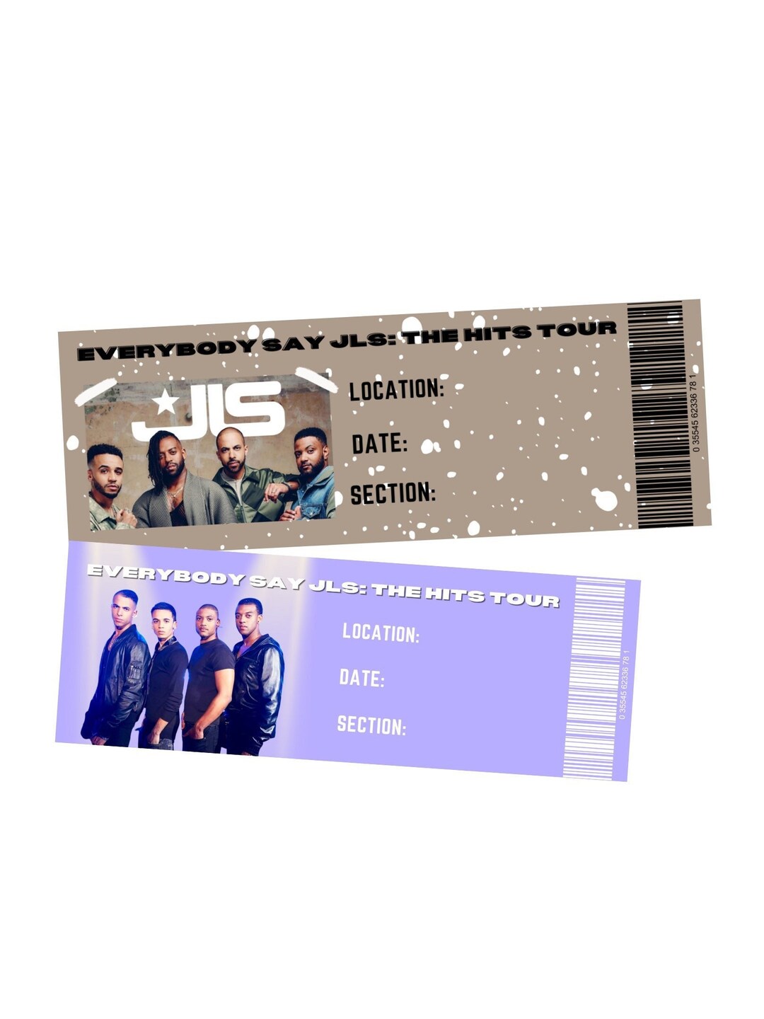 JLS Concert Ticket - the Hits Tour 2023 - Etsy UK
