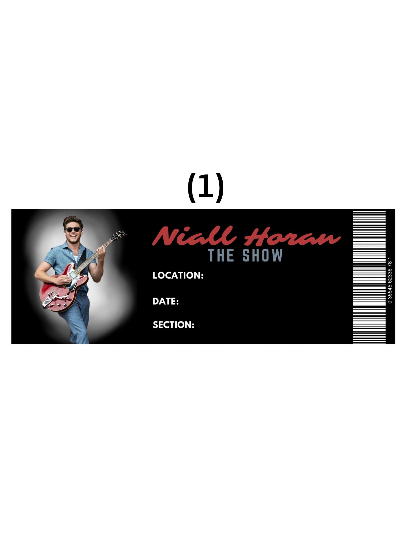 Niall Horan Concert Ticket the Show 2024 Tour - Etsy