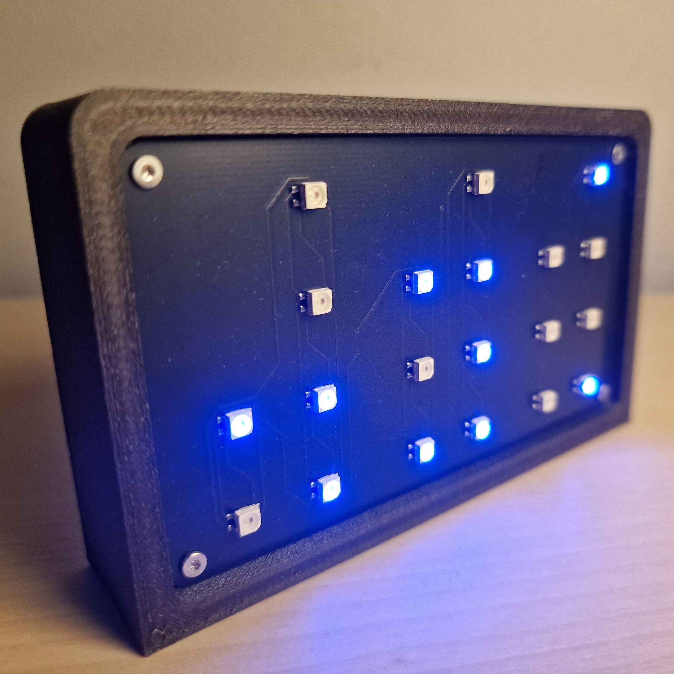 Binary Clock #fullcolour #WS2812 #wendlersclock - Etsy