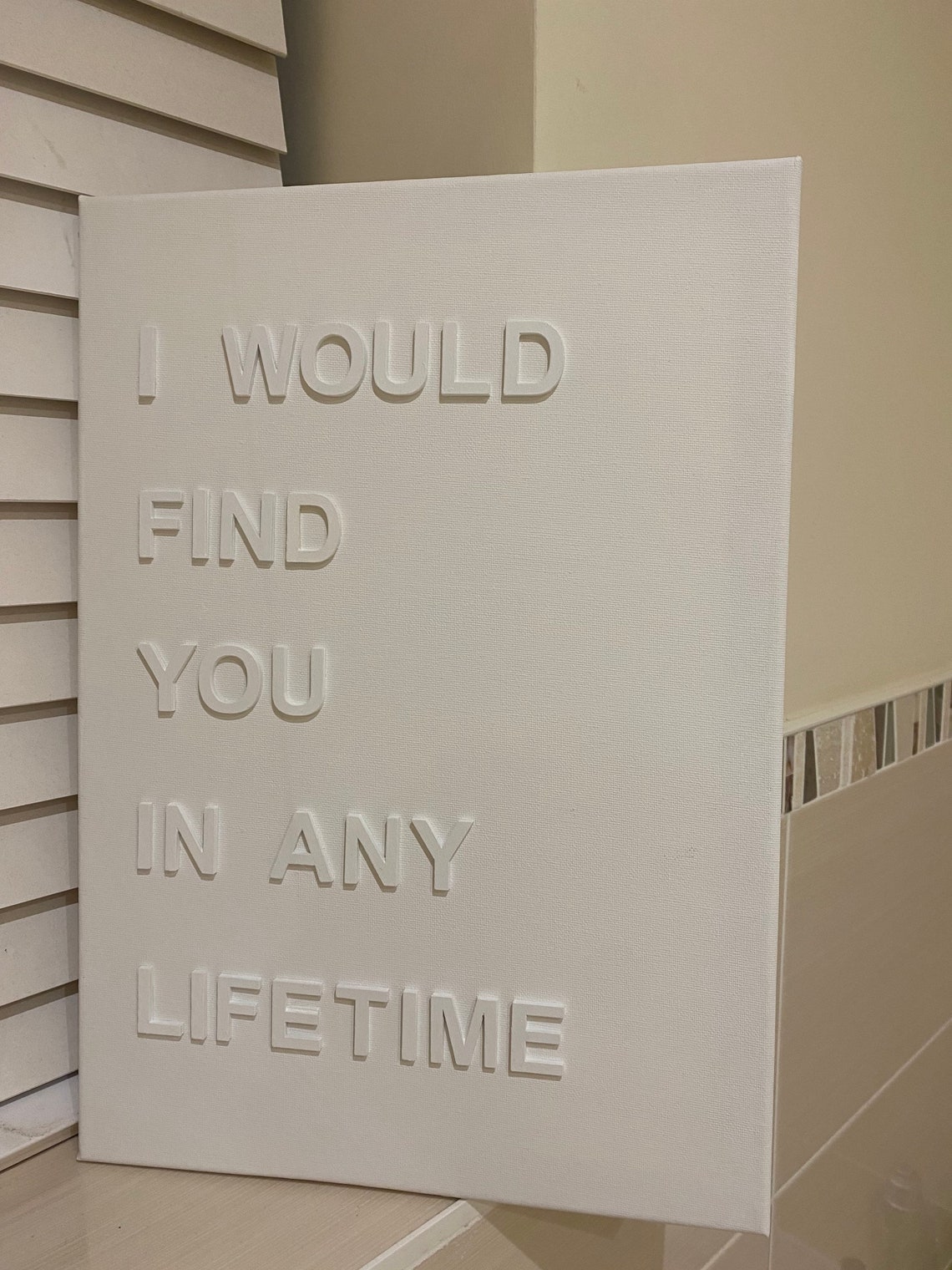 I Would Find You in Any Lifetime Canvas - Etsy