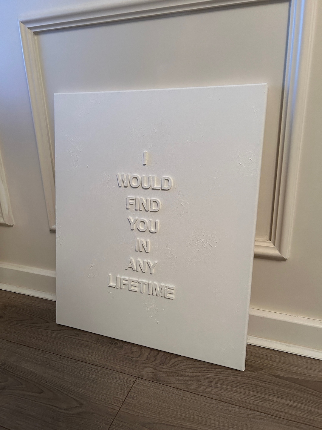 I Would Find You in Any Lifetime Quote Canvas - Etsy