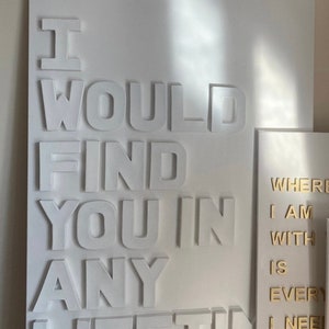 I Would Find You in Any Lifetime Quote Canvas - Etsy