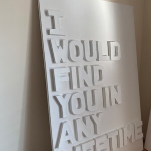 I Would Find You in Any Lifetime Quote Canvas - Etsy