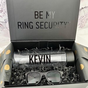 Gift Box for Ring Bearer | Black Gift Box | Gift for Him | Black ...
