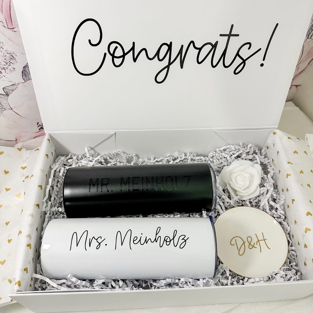 Engagement Gift Box | Couple Gift Box | Engagement Gift | Custom Ring ...