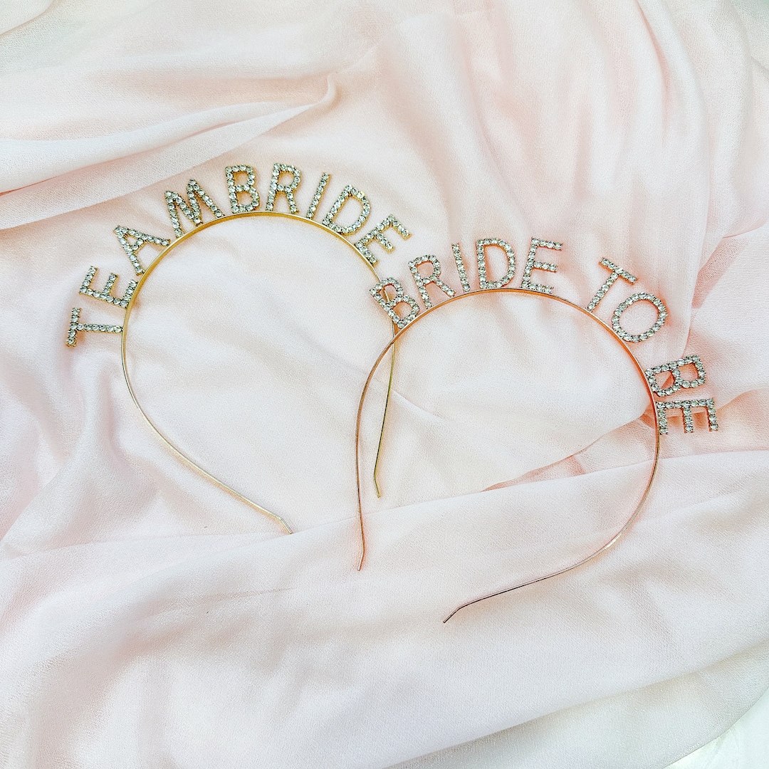 Bridal Party Hair Piece Bride Headband Team Bride Headband Bridal ...