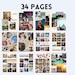 Yearly Recap Magazine Canva Template Design | Collage Print | Yearbook ...