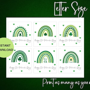 Printable St. Patrick's Day Cards, Classroom St. Patrick's Cards, St ...