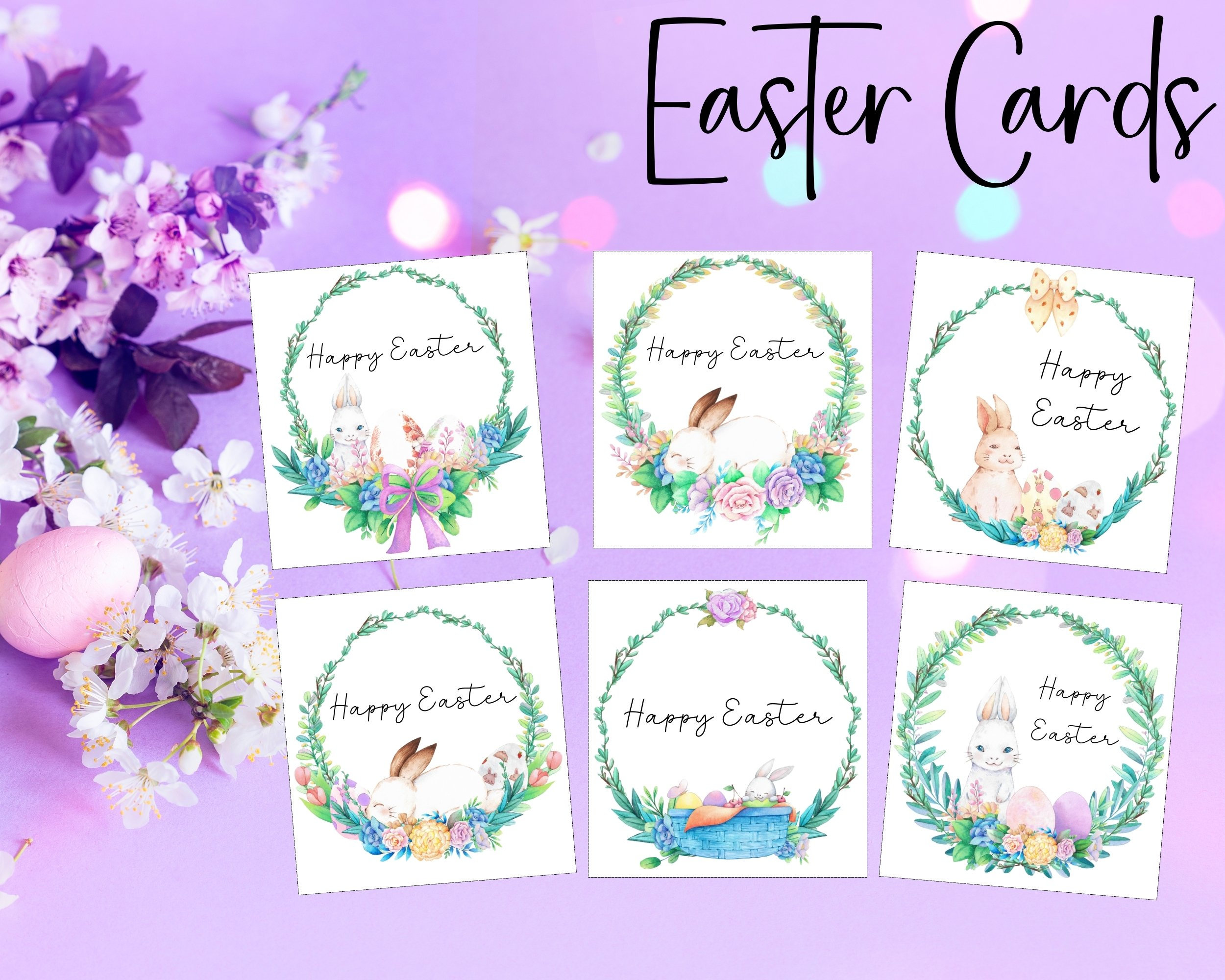 Printable Happy Easter Cards, Classroom Happy Easter Cards, Happy ...