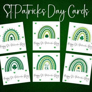 Printable St. Patrick's Day Cards, Classroom St. Patrick's Cards, St ...