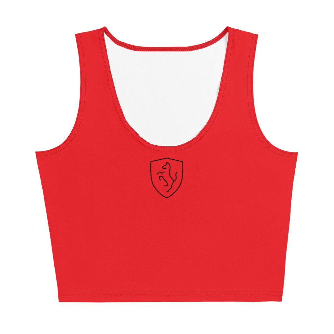 Ferrari Racing F1 Crop Top - Etsy