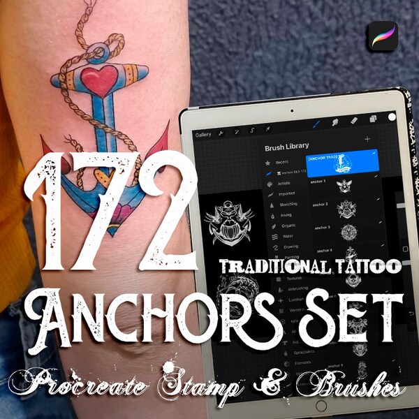 Anchor Tattoo - Etsy