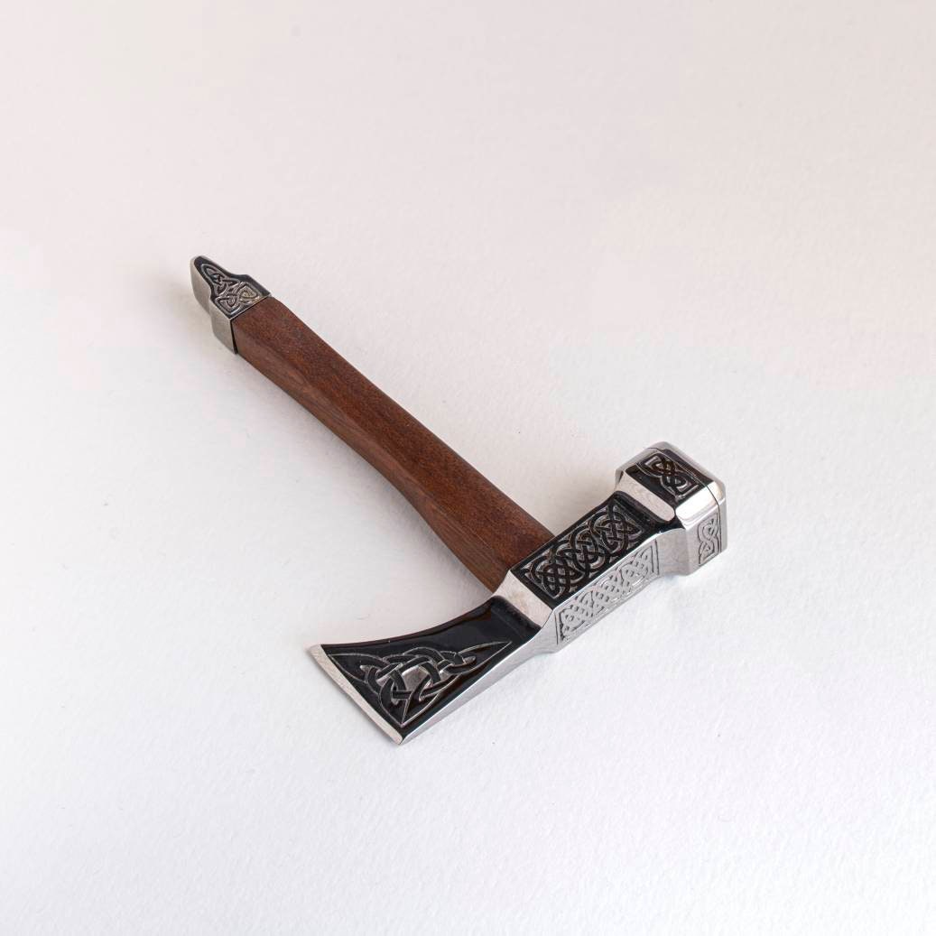 Axe Pipe Rhodium & Vietnamese Red Anchor Pipes in a Luxury Gift Box ...