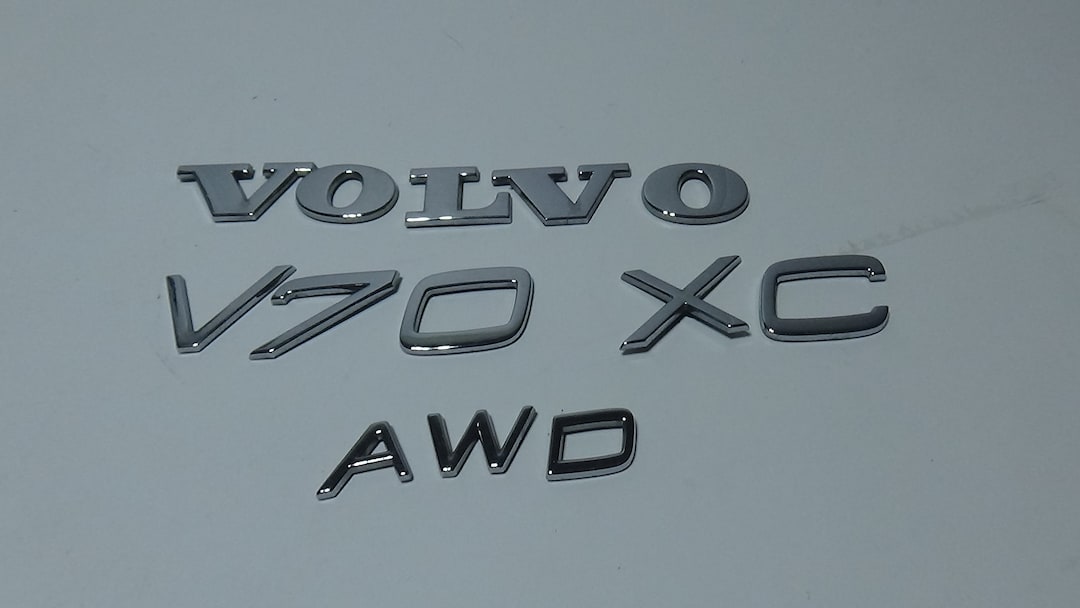 1997-2000 VOLVO V70 XC AWD Rear Liftgate Chrome Emblem Logo Letters Set ...