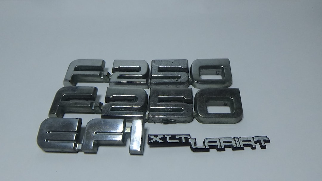 1986-1991 FORD F-250 Fender Emblem Logo Set - Etsy