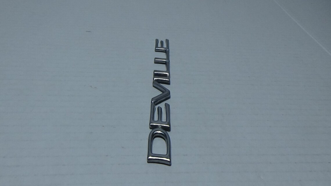 2000-2005 Cadillac DEVILLE Rear Trunk Chrome Emblem Script - Etsy