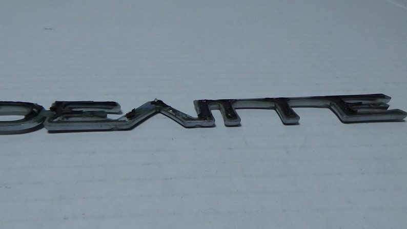 2000-2005 Cadillac DEVILLE Rear Trunk Chrome Emblem Script - Etsy