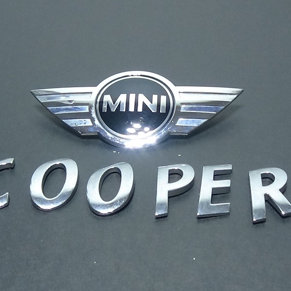 Mini Cooper Trunk Emblem - Etsy