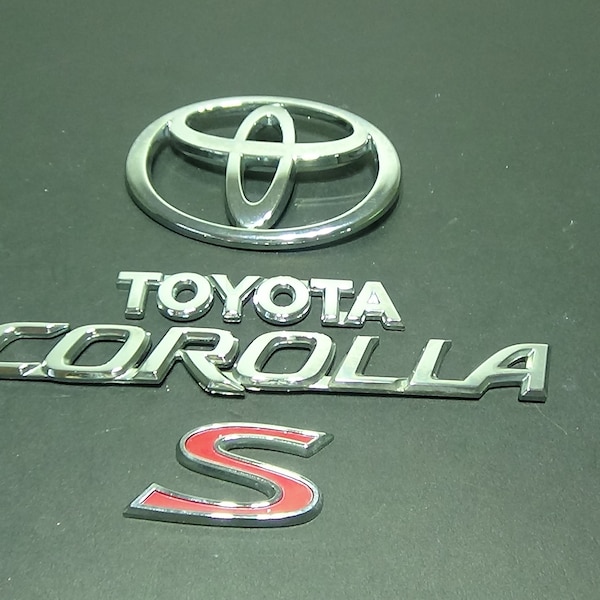 Toyota Corolla Black Emblem - Etsy