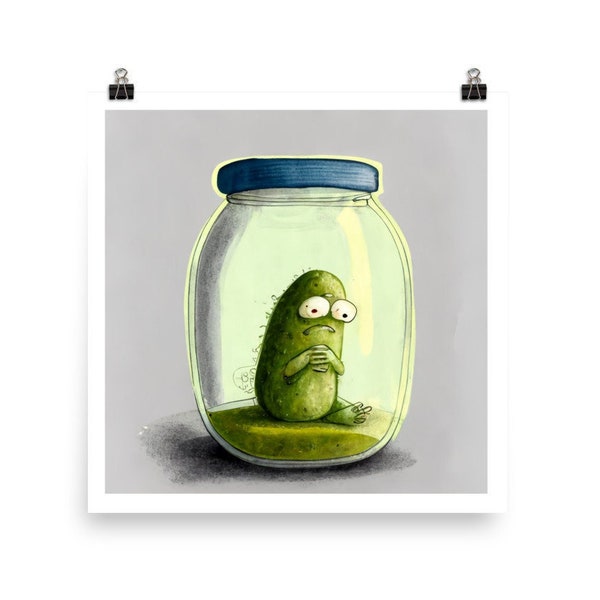 Pickles Jar Artwork - Etsy