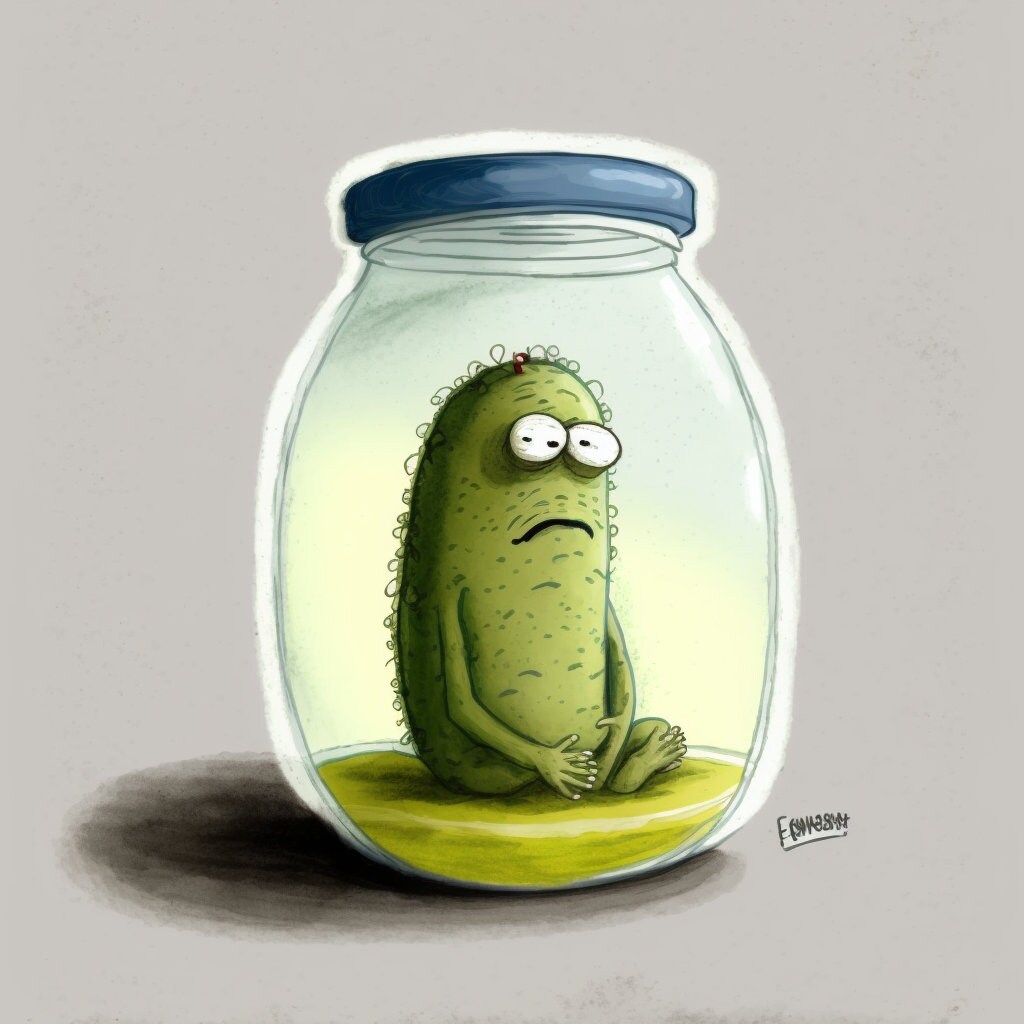 The Last Pickle Digital Download, Downloadable Wall Art, Abstract ...