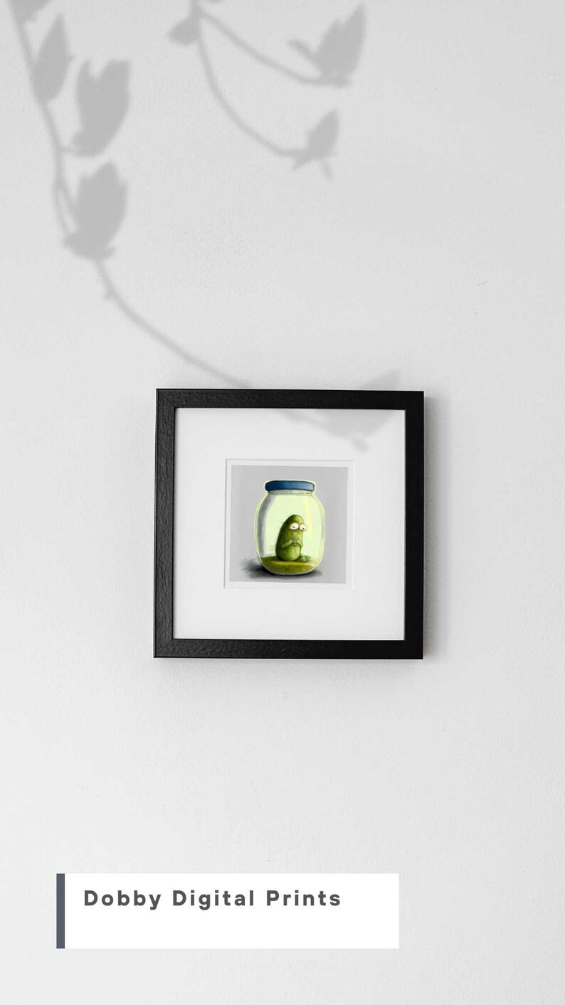 The Last Pickle Poster, Downloadable Wall Art, Abstract Painting Decor ...