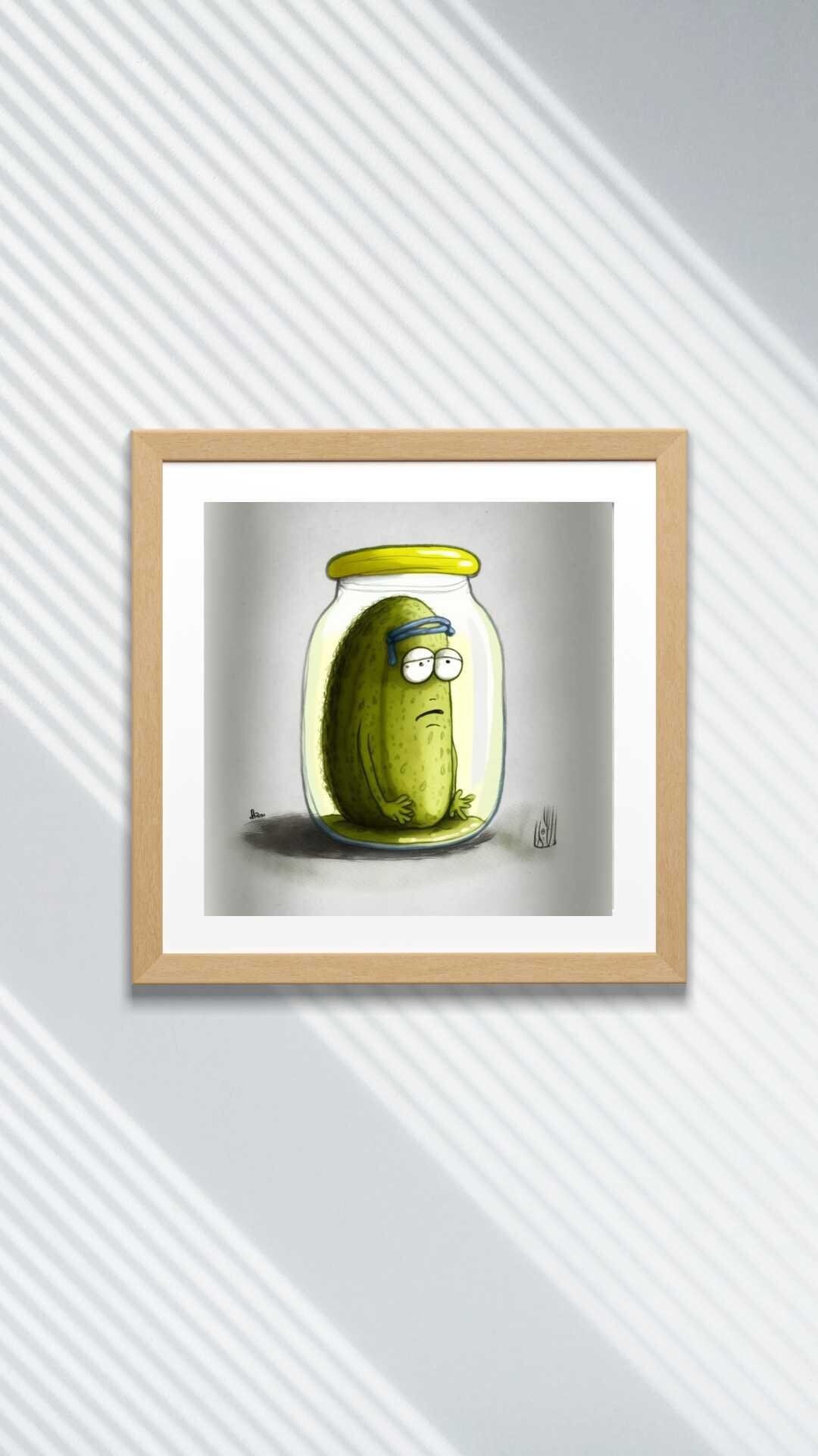 The Last Pickle Digital Download, Downloadable Wall Art, Abstract ...