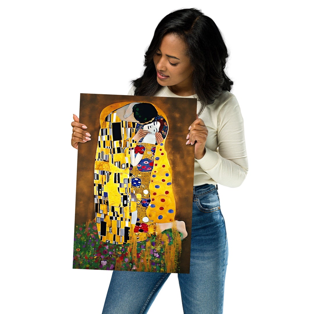 The Kiss Poster - Gustav Klimt Art Print - Klimt Reproduction Gift Idea ...