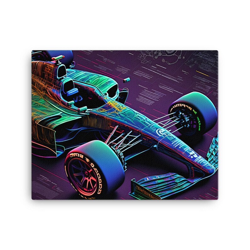 Formula 1 Poster. Formula 1 Blueprint Reimagined. Unique Piece of Art ...