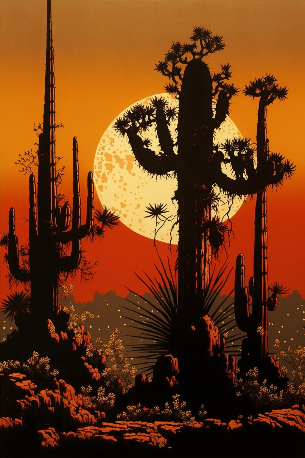 Cactus Printable, Cactus Poster, Cactus Art, Cactus Wall Art, Cactus ...