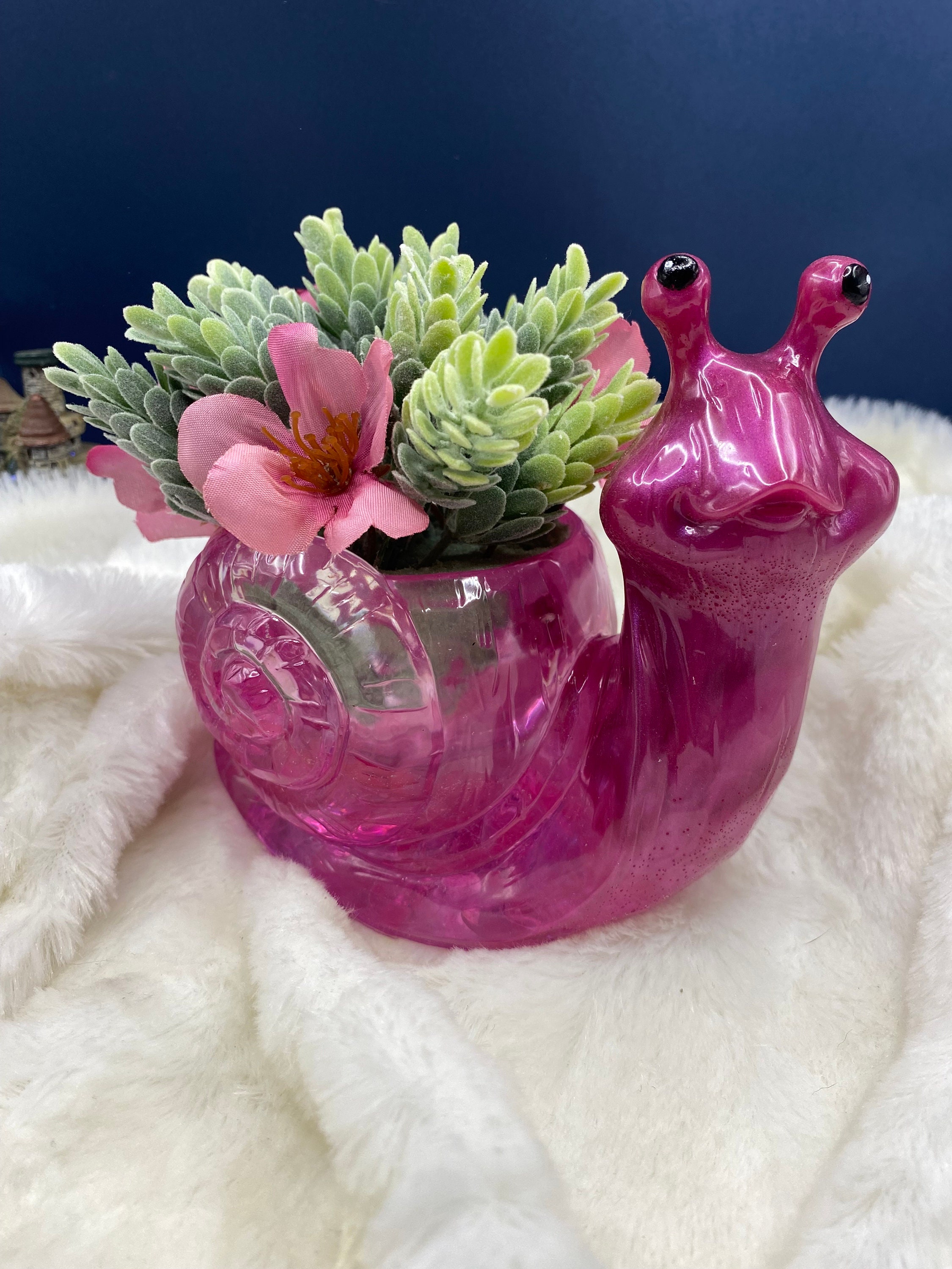 Custom Snail Succulent Container - Etsy