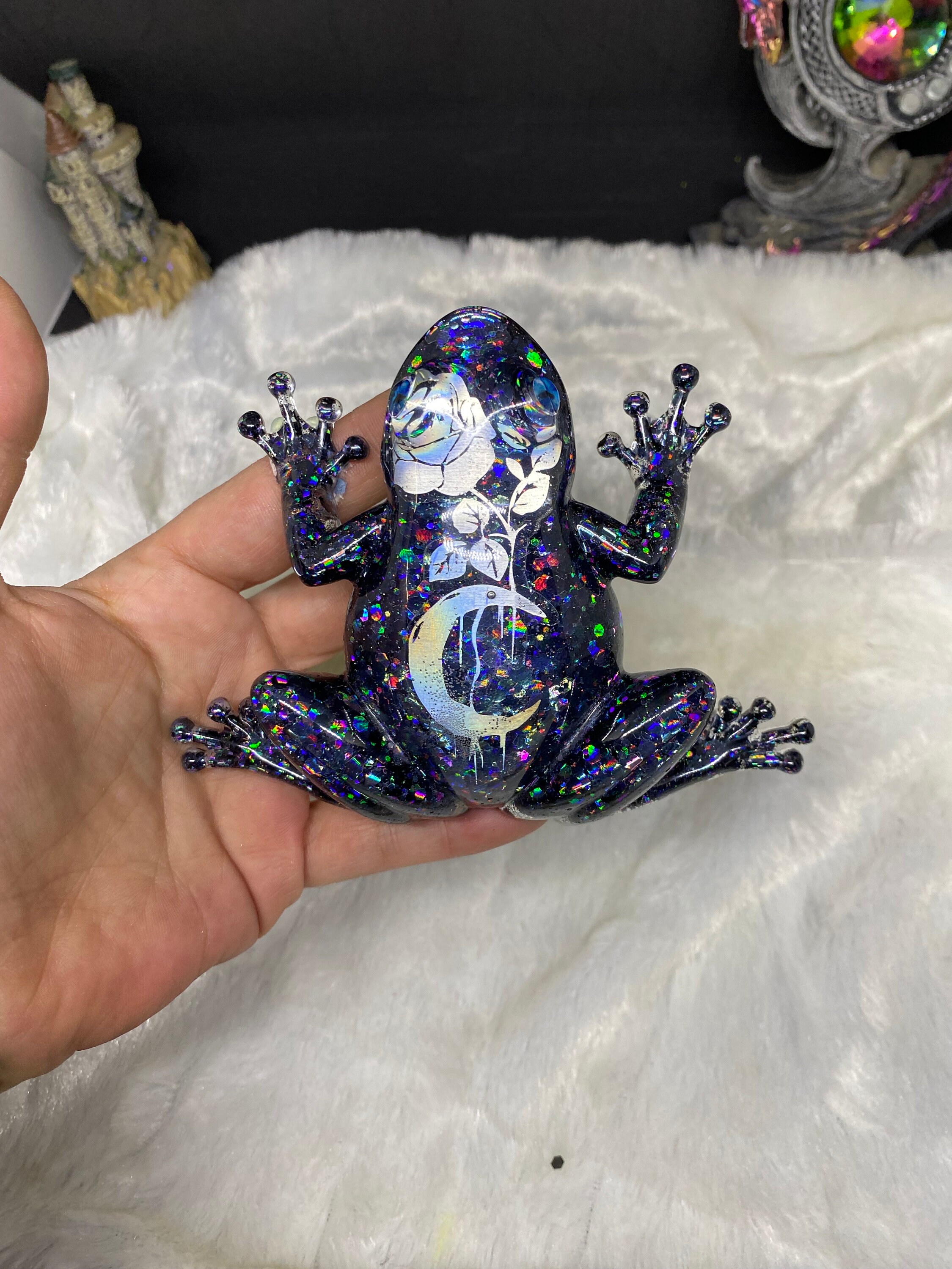 Dripping Moon Frog - Etsy