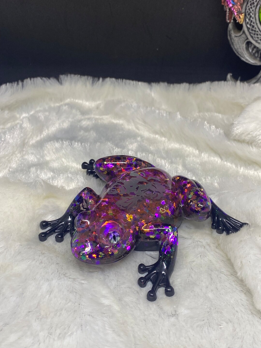 Purple Rose Frog - Etsy