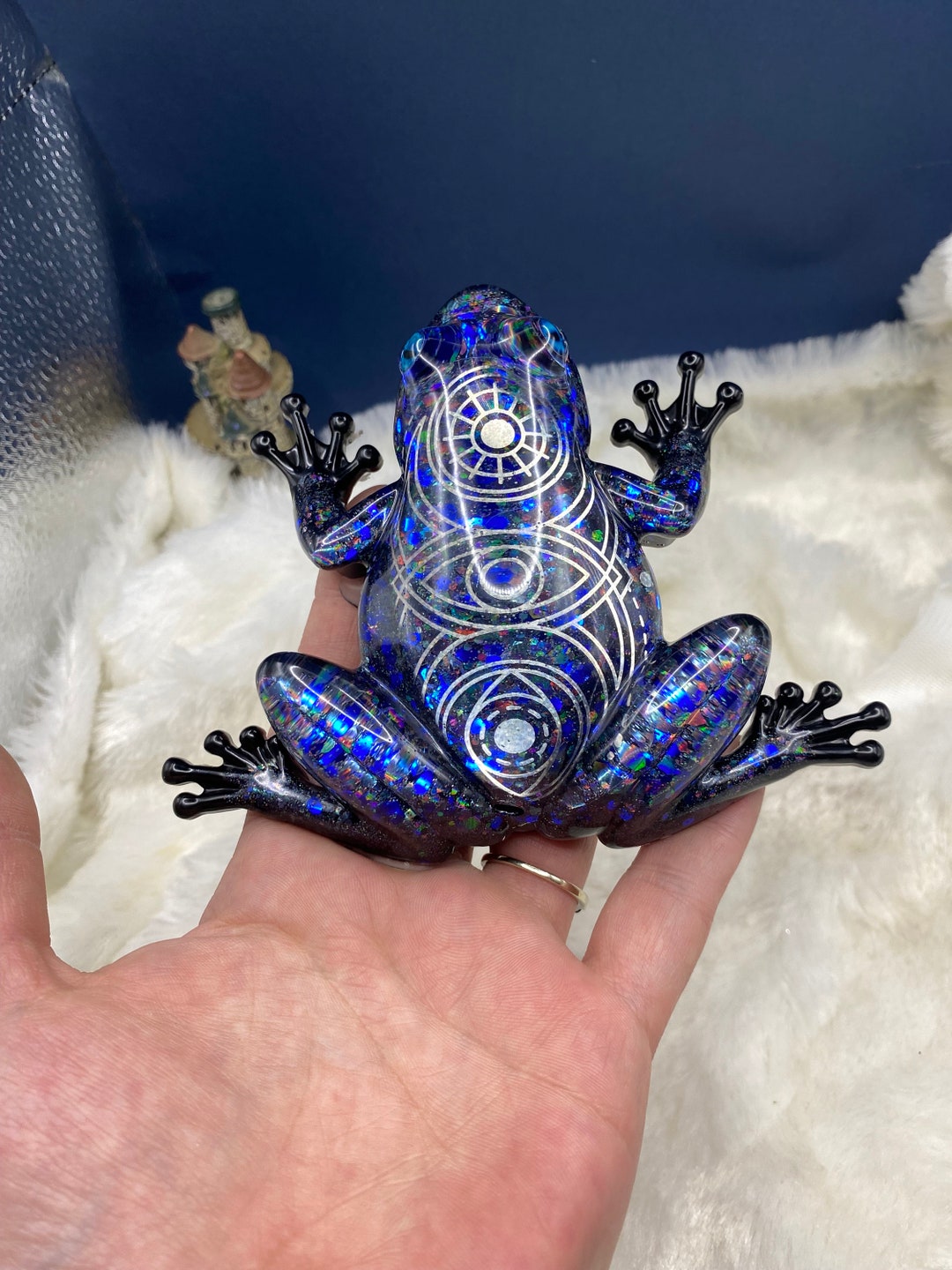 Frog Decor/the All Seeing Eye Frog - Etsy