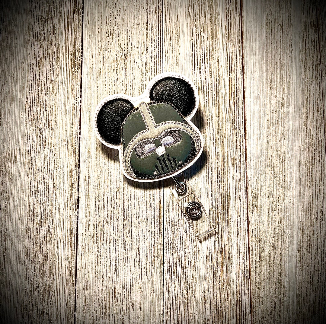 Darth Vader Inspired Badge Reel/ Star Wars Disney - Etsy