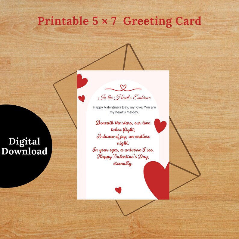 Greeting Card for Lovers,valentine's Day Gift - Etsy