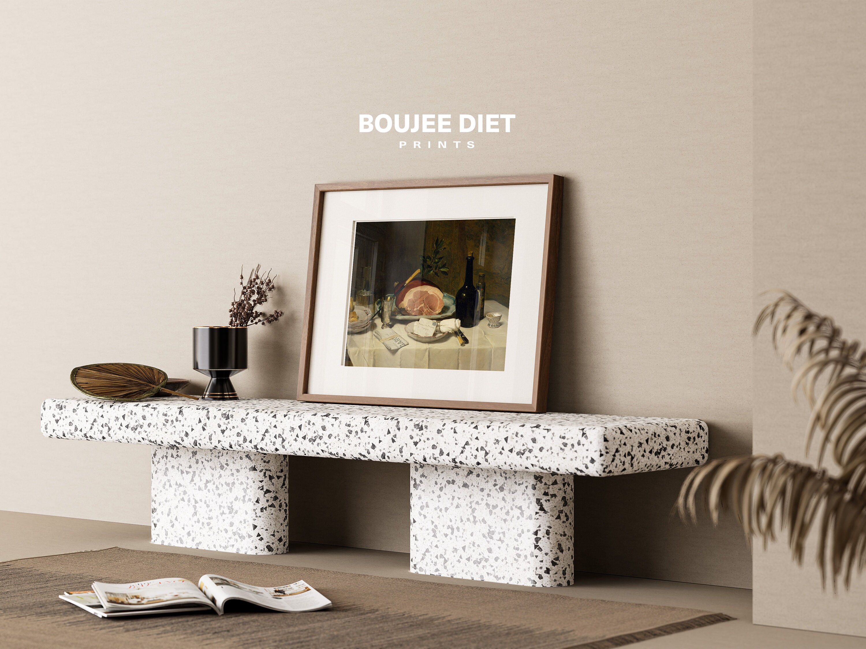 Rustic Cozy Kitchen Art Still Life Food Décor European Vintage Art Dindin Room Décor Moody ...