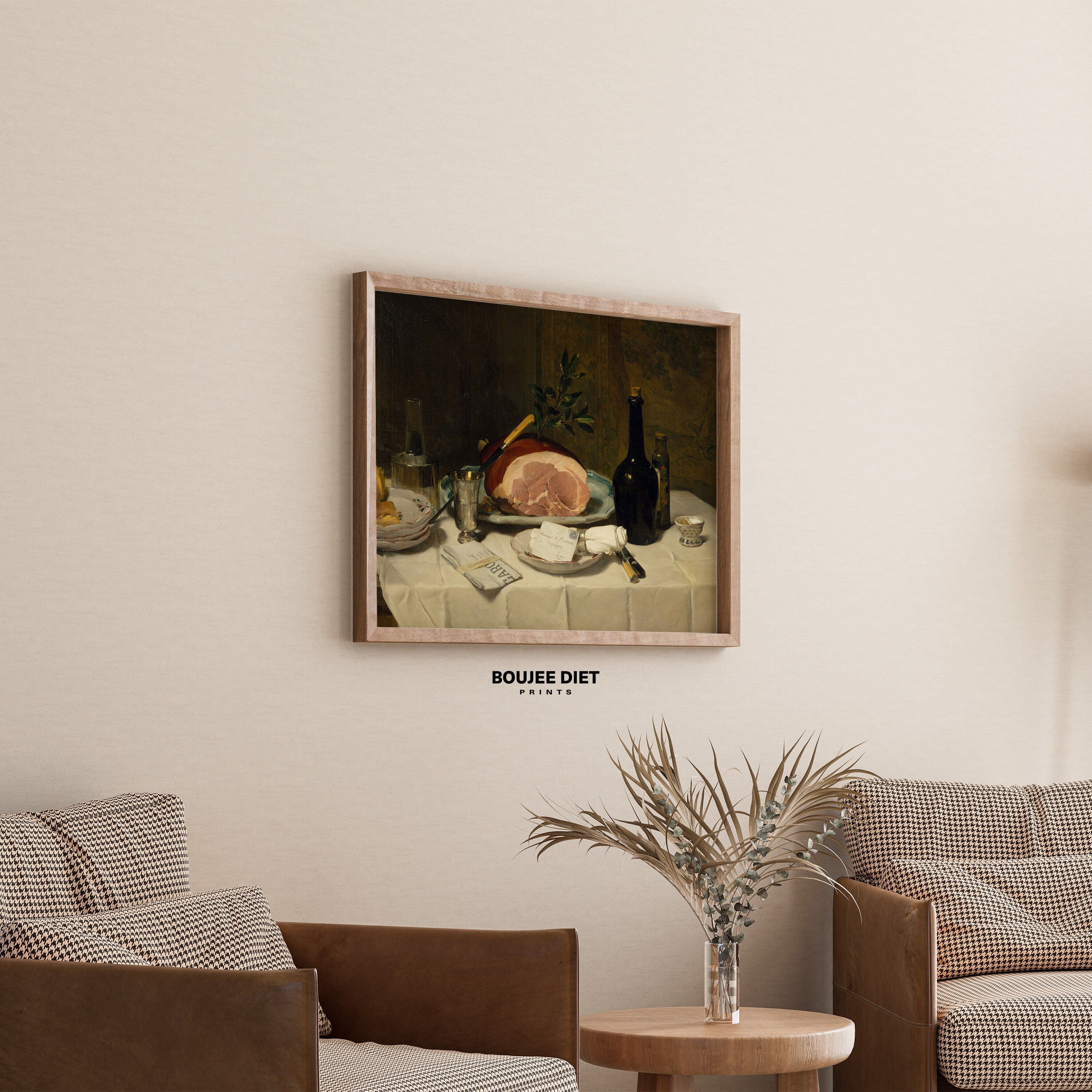 Rustic Cozy Kitchen Art Still Life Food Décor European Vintage Art Dindin Room Décor Moody ...