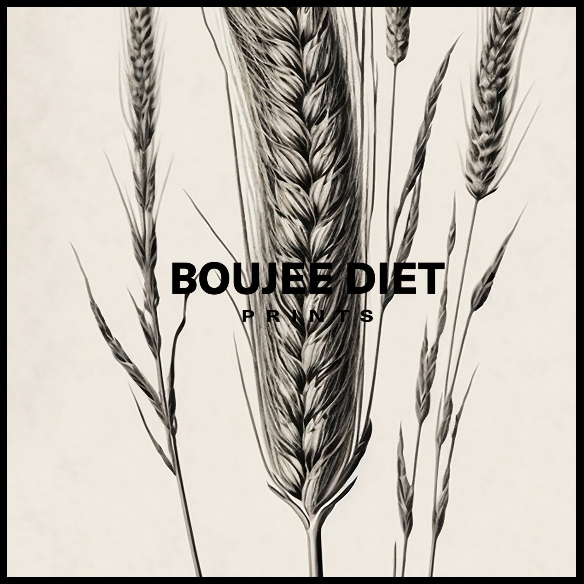 Wheat Art Wheat Illustration Rustic Wheat Art Wheat Wall Art Vintage ...